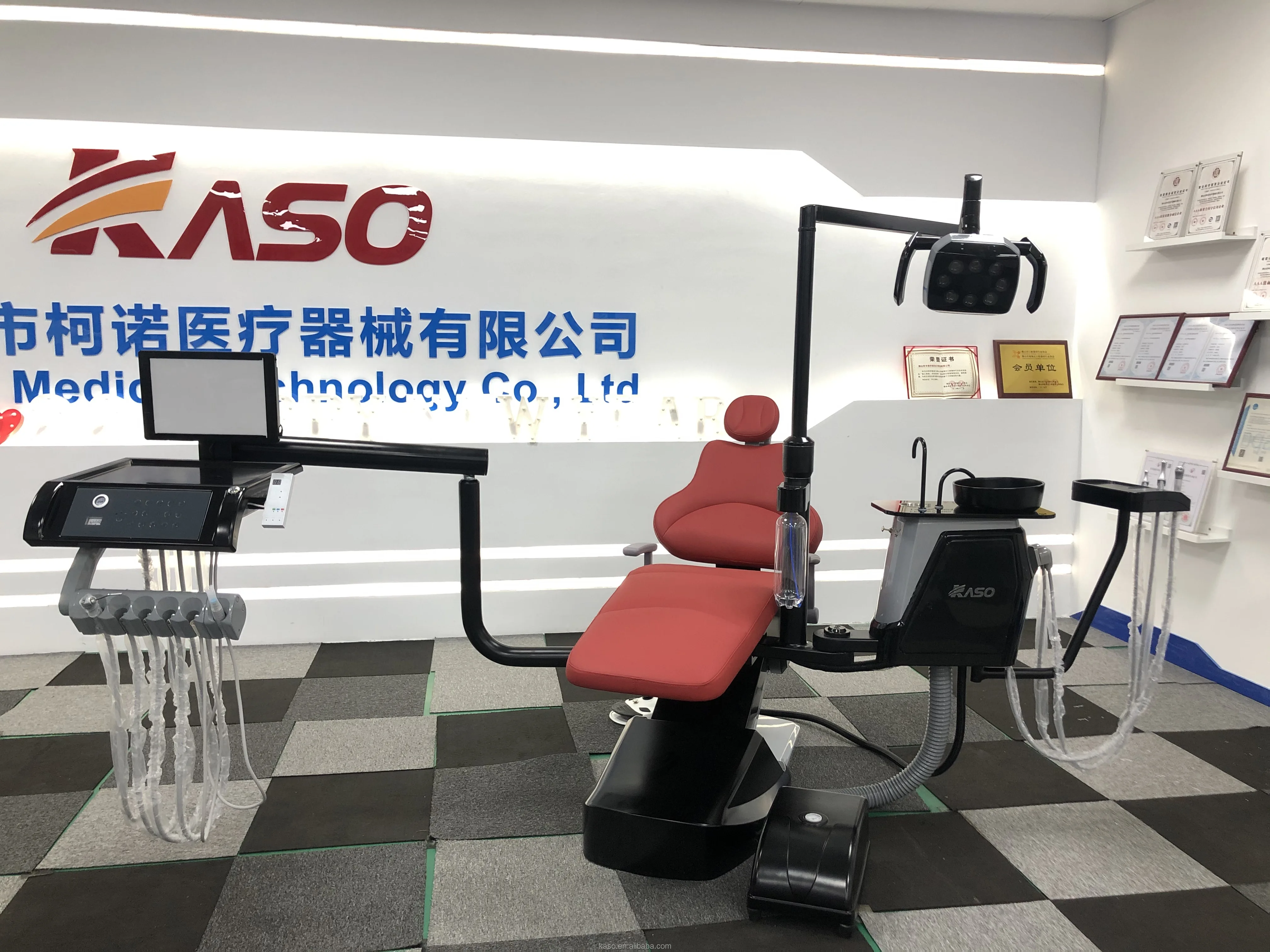 KASO KS-R4 Dark Knight Dental Chair - Luxury Black Dental Equipment ...