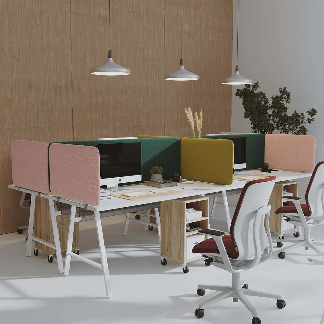 Office Screen Customized Desk Workstation Soundproofing Acoustic Board ...