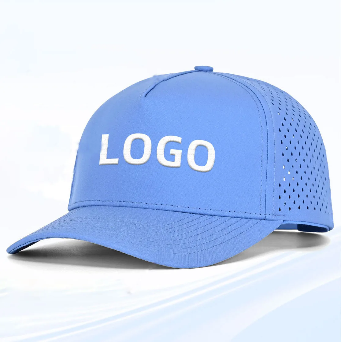Golf Customizable Unisex 5-Panel Waterproof Baseball Cap | Embroidered ...