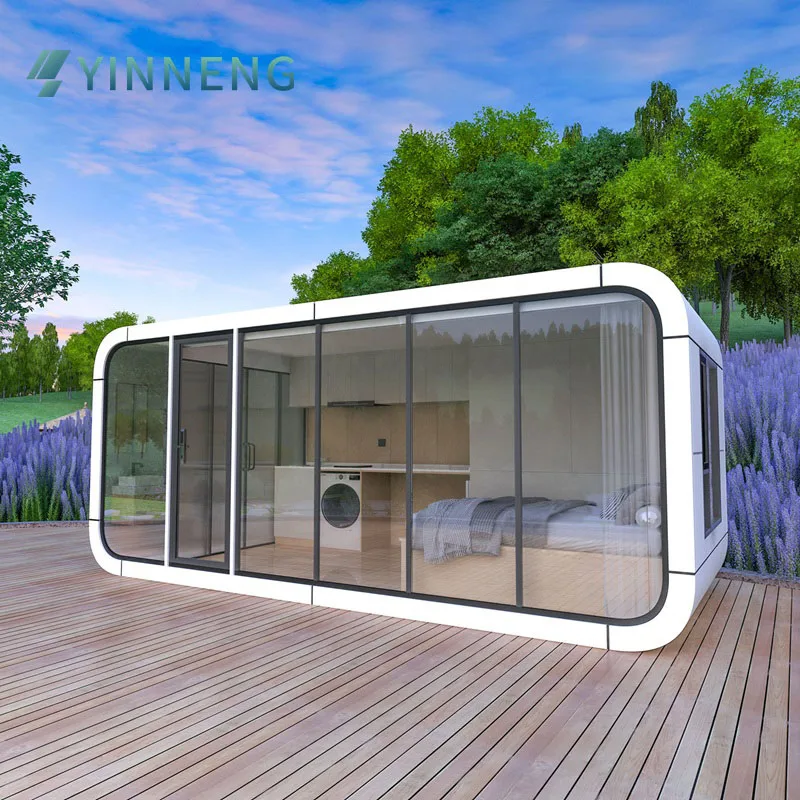 Prefab Modular Office Cabin - Soundproof Workspace with AC & High Speed ...