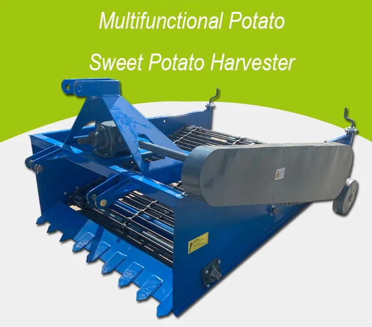 1 Row Potato Harvester Mini Single Potato Harvester Rubber Chain For ...