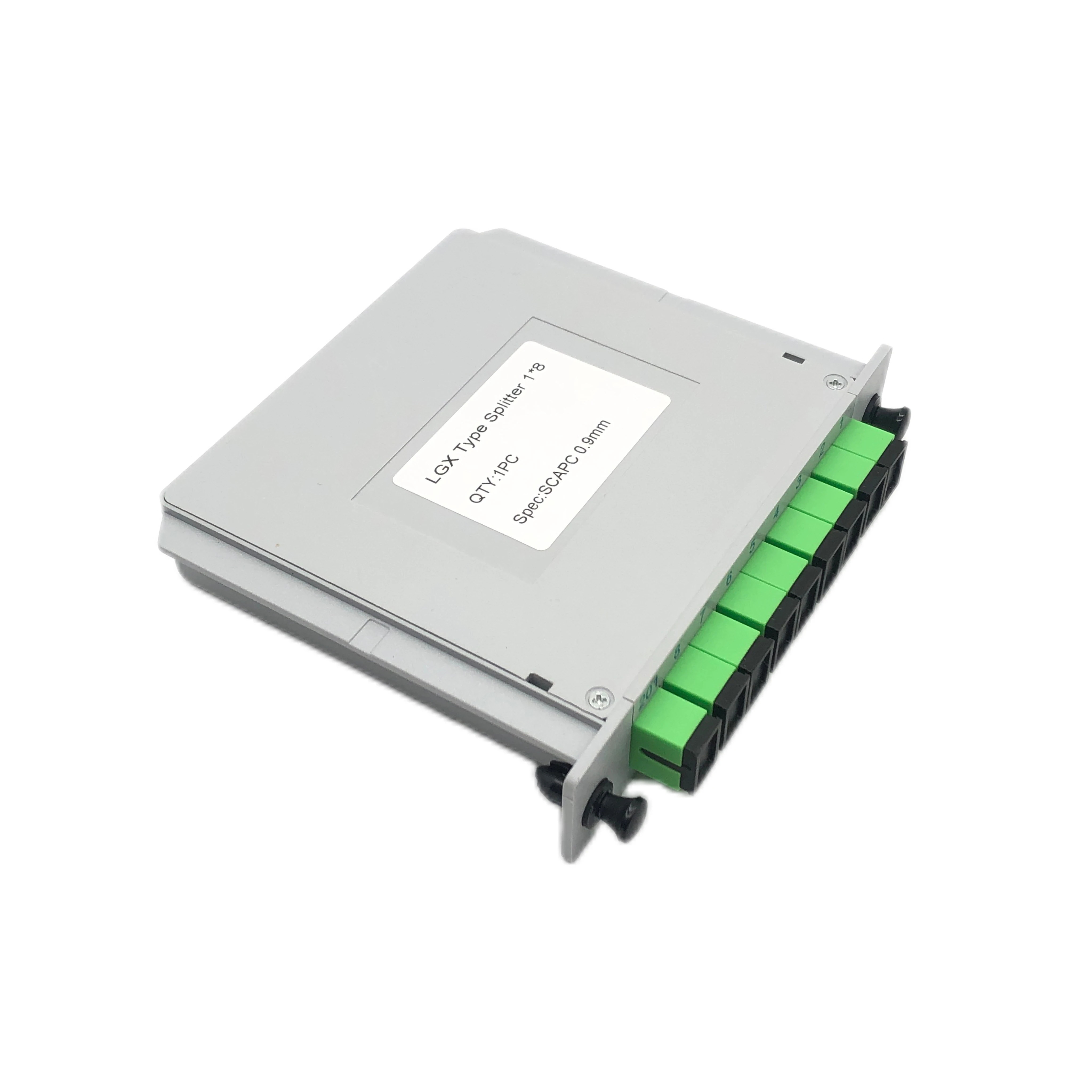 Card Type 1*4 1*8 1*16 Lgx Splitter Fiber Optic Mini 0.9mm Sc-apc 1x8 ...