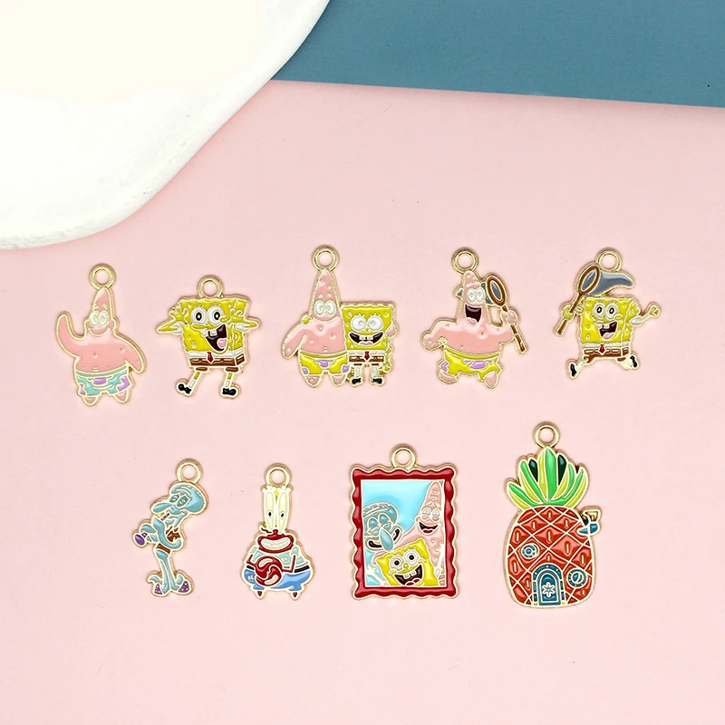 Cartoon Spongebob Squarepants Patrick Star Pendant Key Chain
