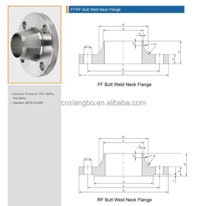304 Stainless Steel Flange Multi-specification Large Diameter Carbon ...