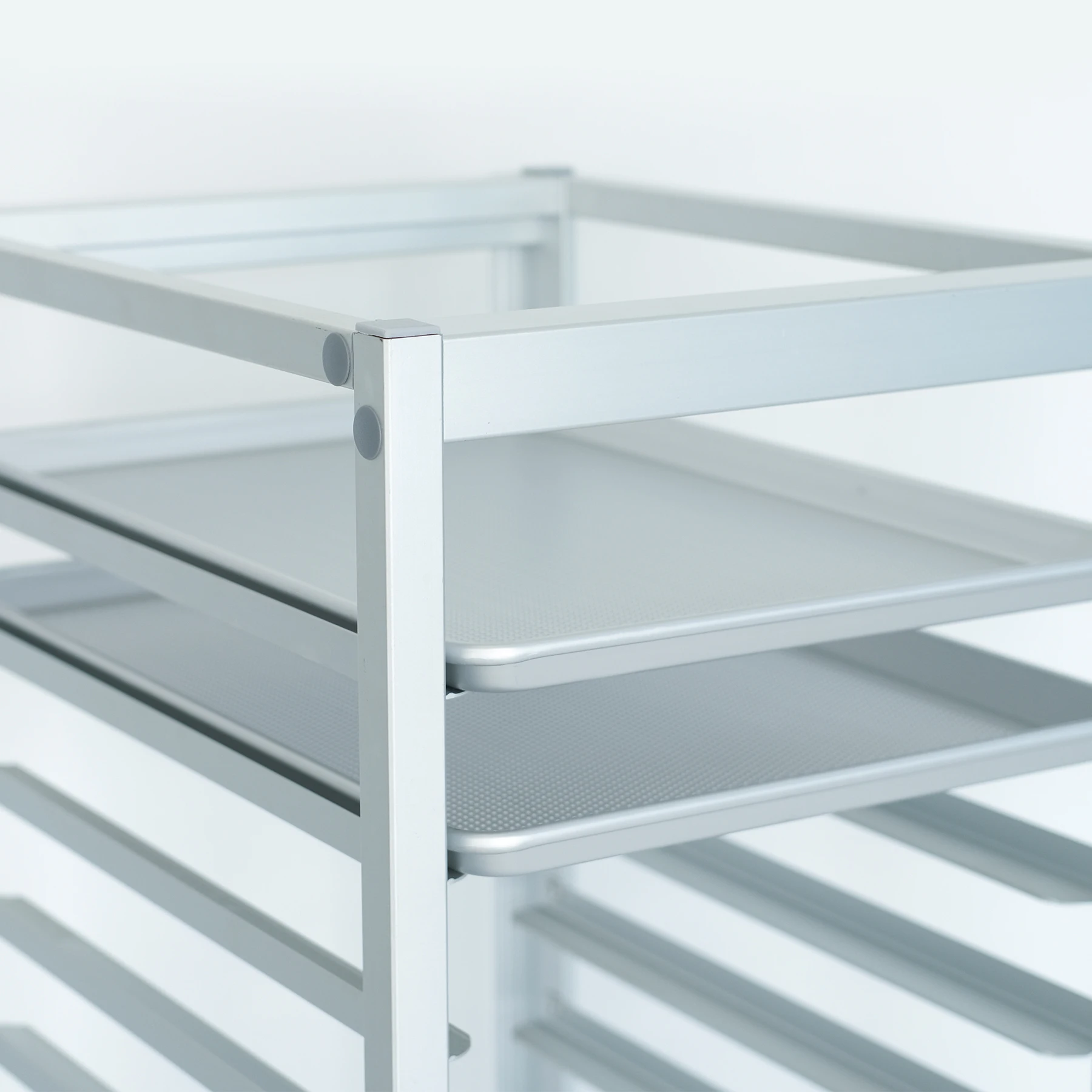 9 Shelves Commercial Bakery Tray Trolley Aluminum Bakery Bread Display ...