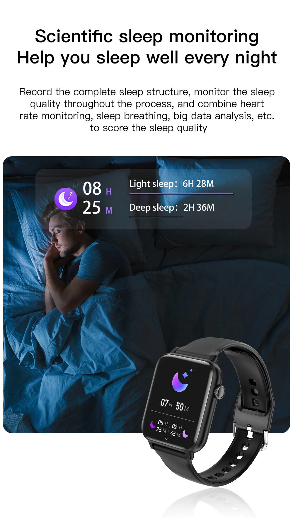 A60pro Smartwatch High Resolution Magnetic Charging Multi-health ...