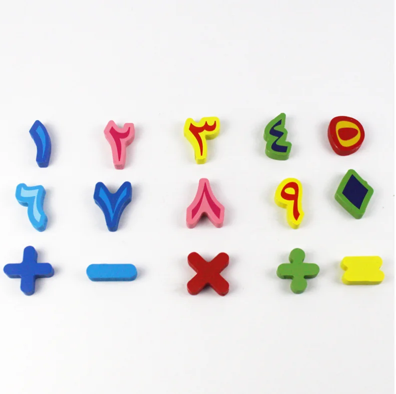 Educational Matching Game Arabic Alphabet Letter/math Board Wooden ...