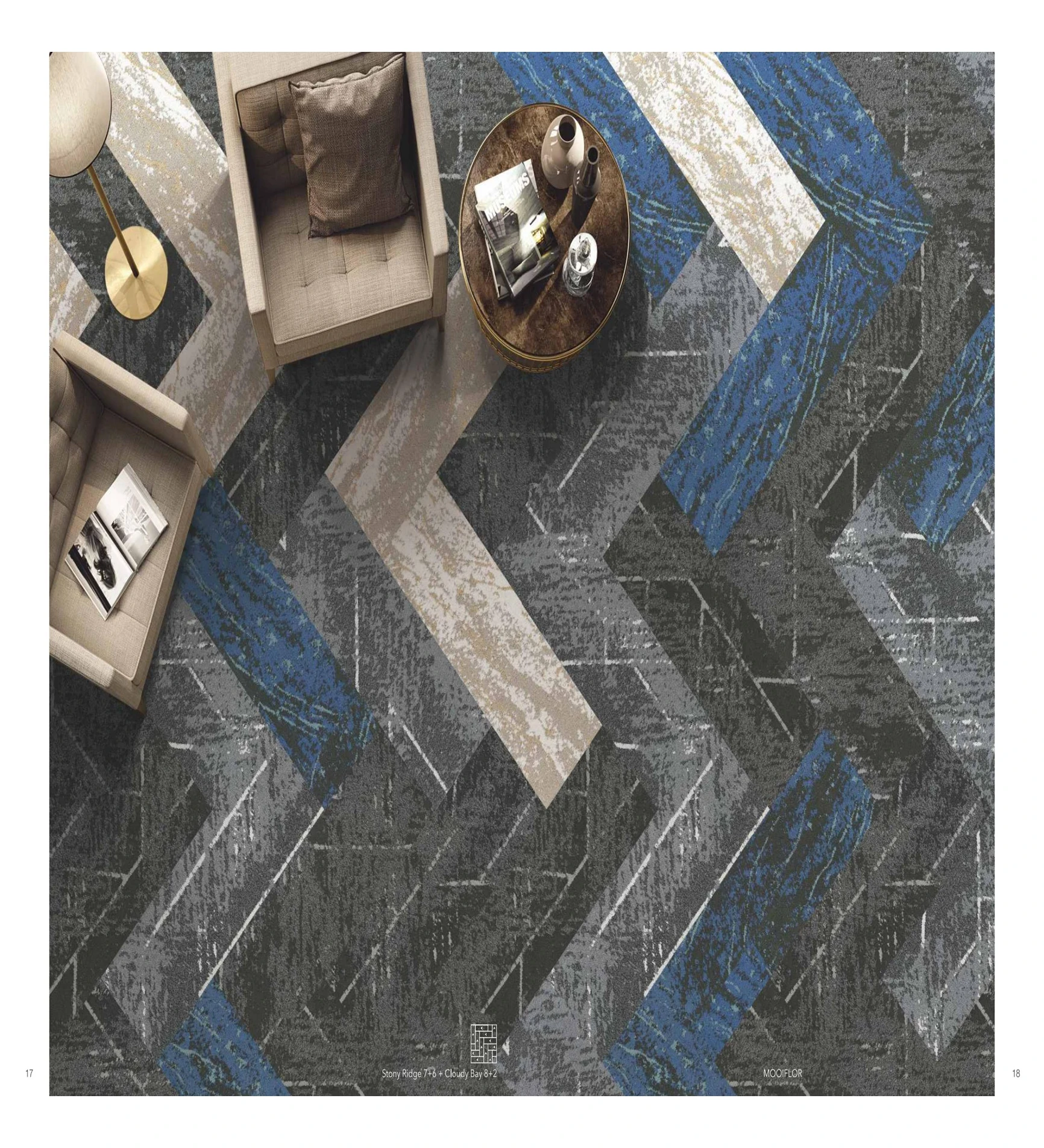 Removable 50x50 Nylon Office Floor Modern Office Carpet Tile ...