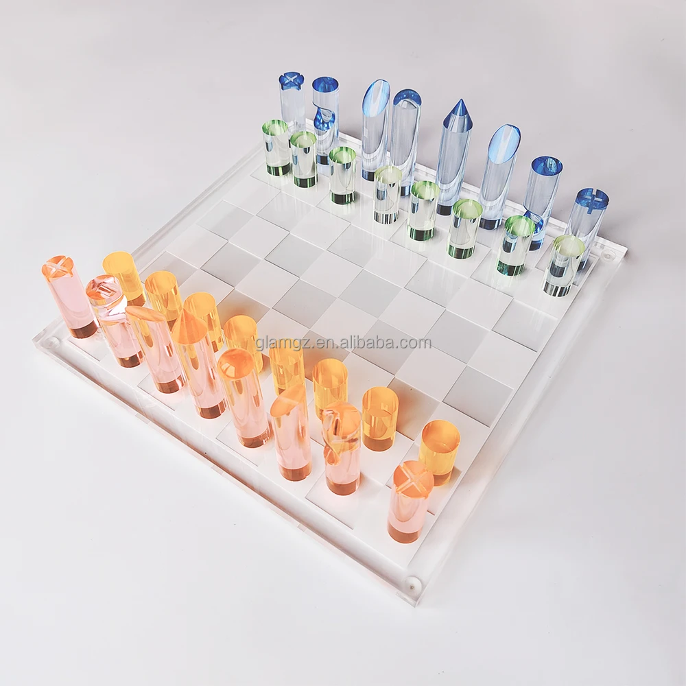 Acrylic Game Sets - Premium Chess & Backgammon Toys