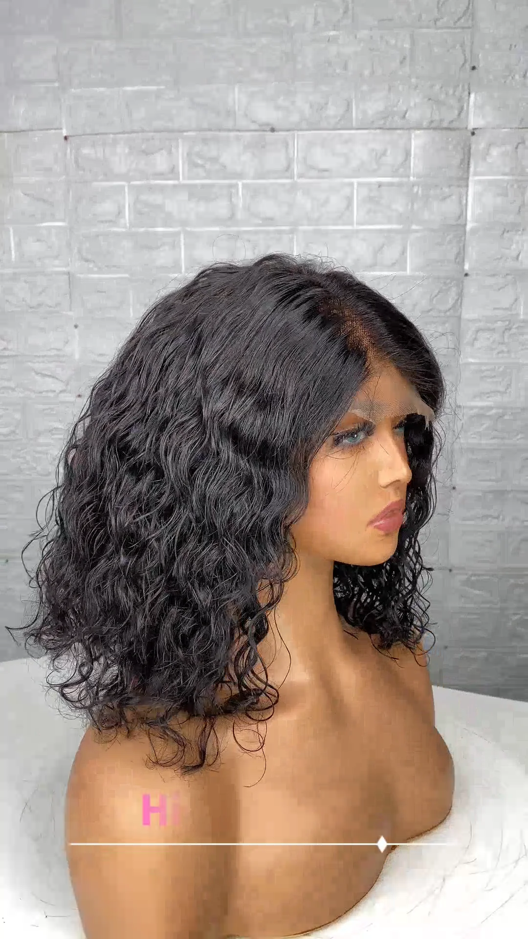 Xbl Cheveux Naturel Indiens Humain Original Hair Wigs Human Hair Water Wave Full Lace For Black ...