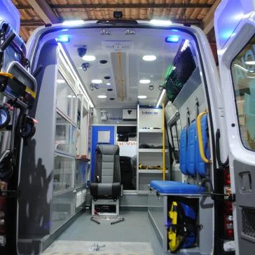 Aluminum ABS Sprinter Van Ambulance Partition Wall
