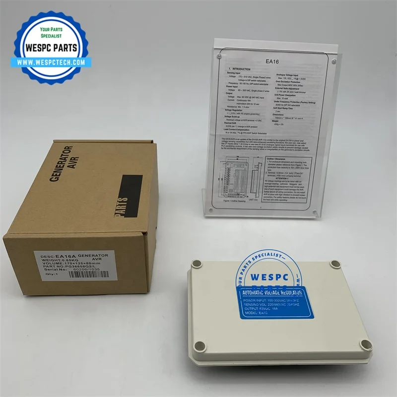 Generator Voltage Regulator EA16 AVR Auto for Brush Gen