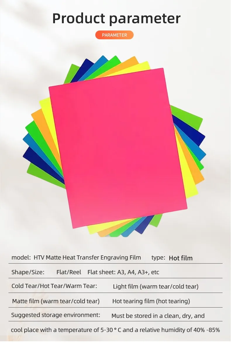 HTV Engraving Film Heat Transfer Matte Engraving Vinyl Film PU Hot ...