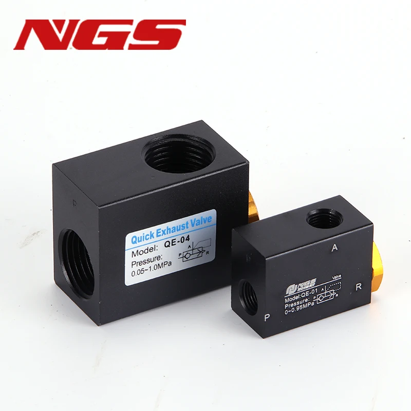 Qe Pipe Pneumatic Air Quick Release Exhaust Control Valve Aluminum High ...