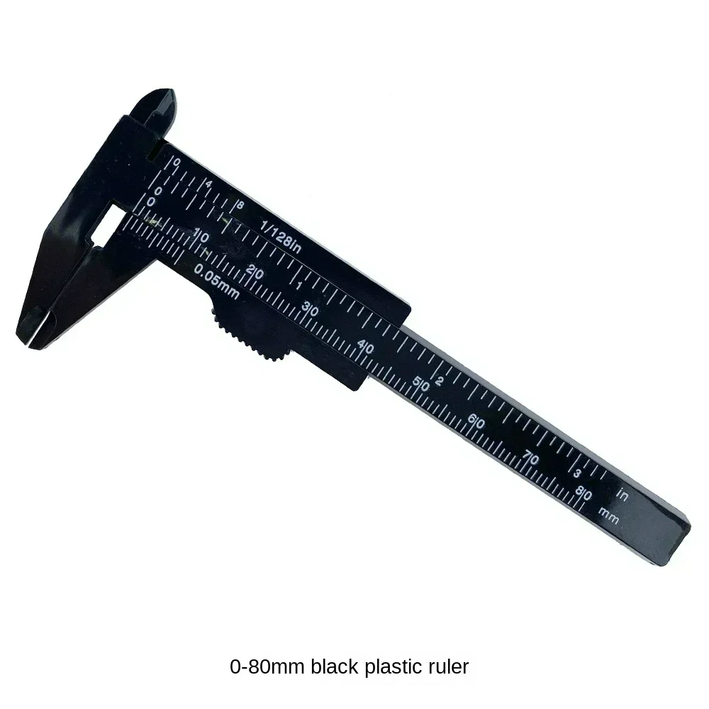 0-80mm Plastic Vernier Caliper Precision Measurement Plastic Ruler ...