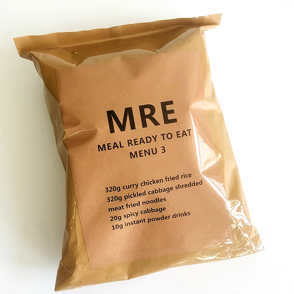 Meal Ready To Eat Menu 3 Emergency Mre Self Heating Mre - Buy Emergency ...