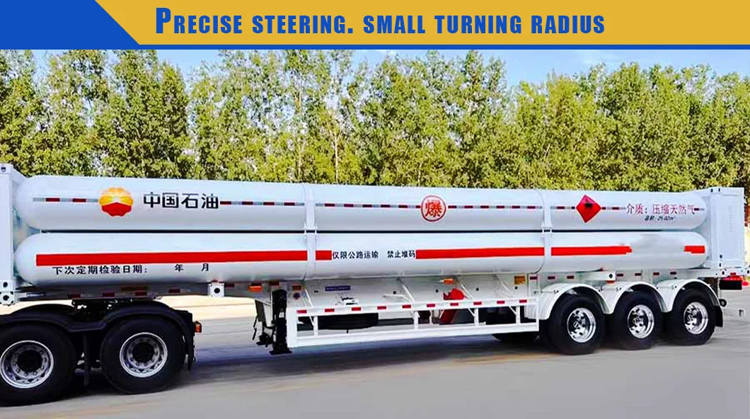ISO Standard DOT 20ft 40ft Multi Tubes Skid High Pressure Hydrogen Trailer
