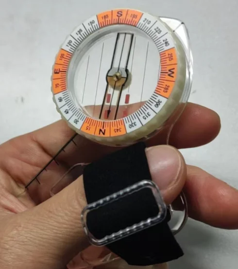 Magnetic Compass Set, Mini Compass Orienteering Thumb Compass #J40-1 ...