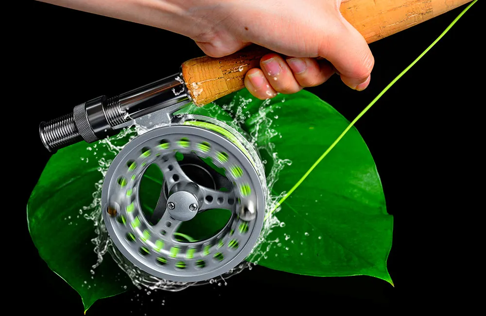 Proberos Fly Fishing Reel 2+1bb Large Arbor Alloy Aluminum ...