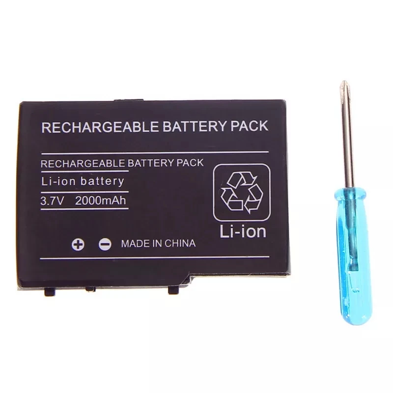 2000mah 3.7v Rechargeable Lithiumion Battery Pack For Nintendo Nintendo ...
