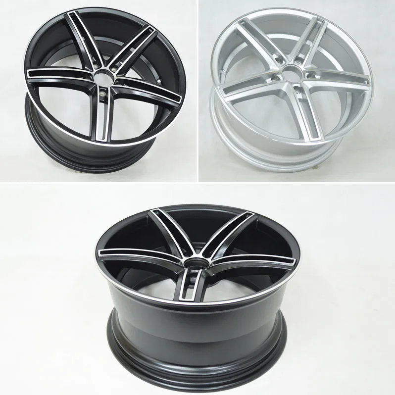 Five Spoke Star Sport Car Wheels - Custom Deep Dish Rims
