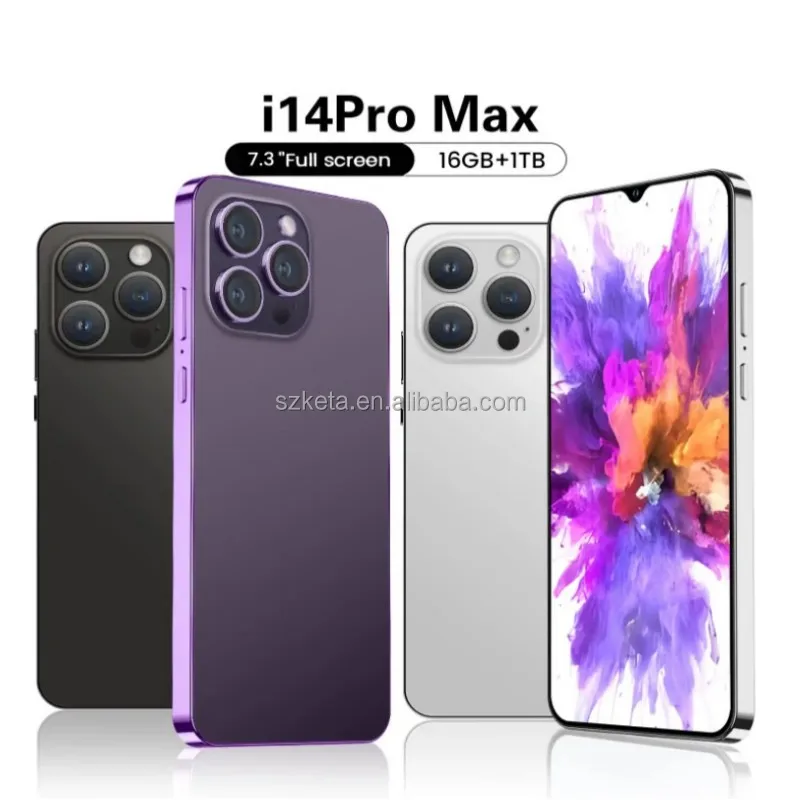 14 Pro Max 128GB Original USA 5G Smart Mobile Phone with OLED Display ...