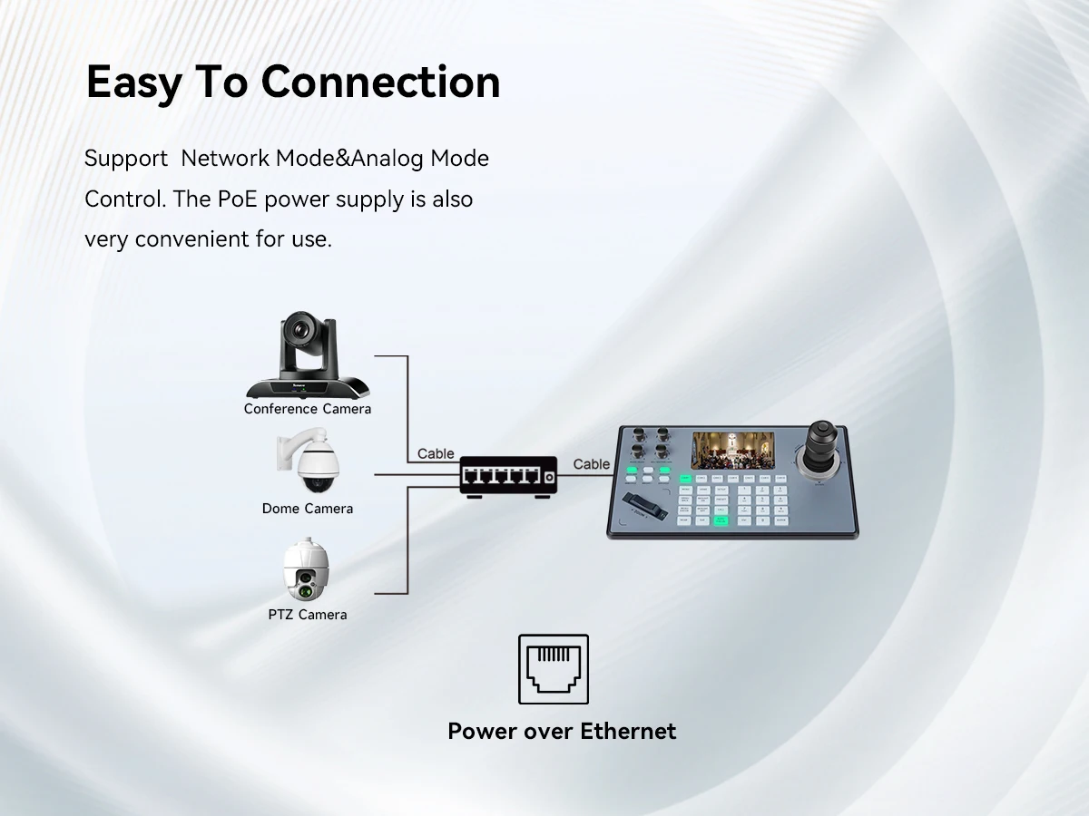 Ptz Keyboard Controller Ip - Buy Ptz Controller For Camera Product on Alibaba.com
