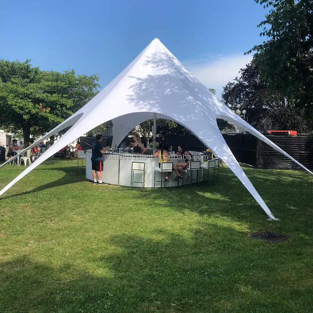 Star-Shaped Outdoor Shade Stretch Tent Trade Show and Commercial ...