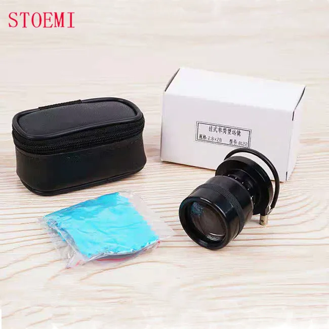 Stoemi 8122 28 倍便携式口袋迷你眼镜 Clamped 式单眼望远镜夹紧/夹在眼镜上 - Buy 袖珍单眼望远镜，单眼眼镜，眼镜 ...