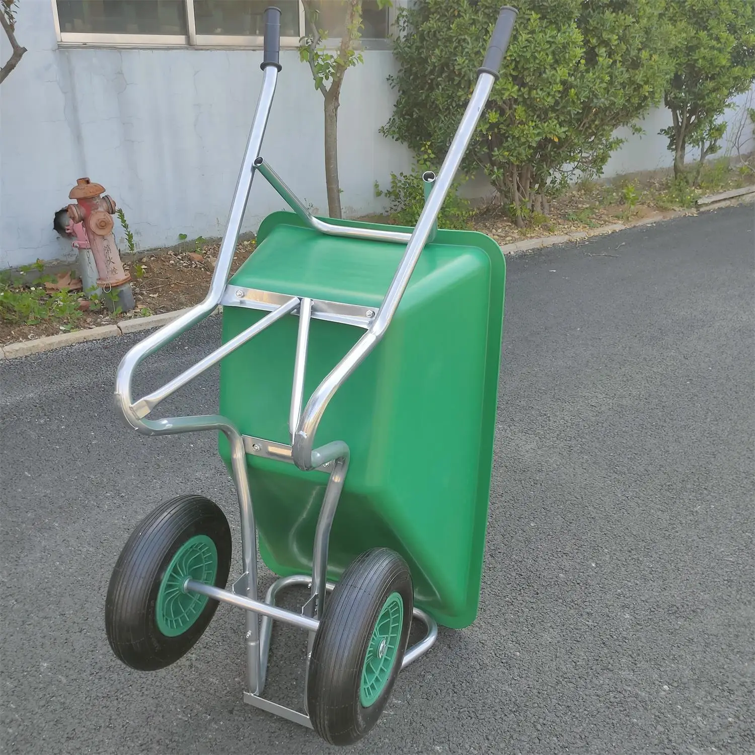 10cuft Large Capacity Dual Wheel Barrow 100l Water Capacity,Farm Wheel ...