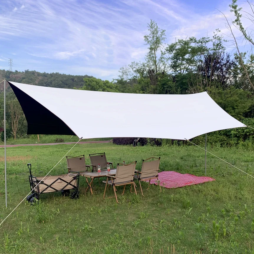 Waterproof Rain Fly Tent Shelter Survival Gear Sunshade Canopies Tents ...