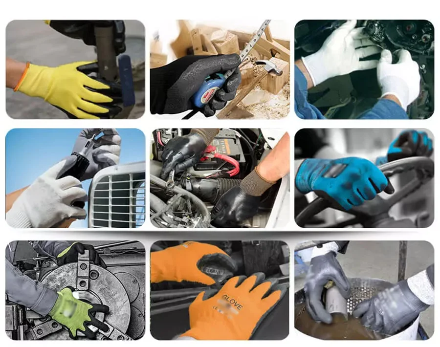 Free Sample Centralized Procurement - High Quality Latex Coated Work Gloves