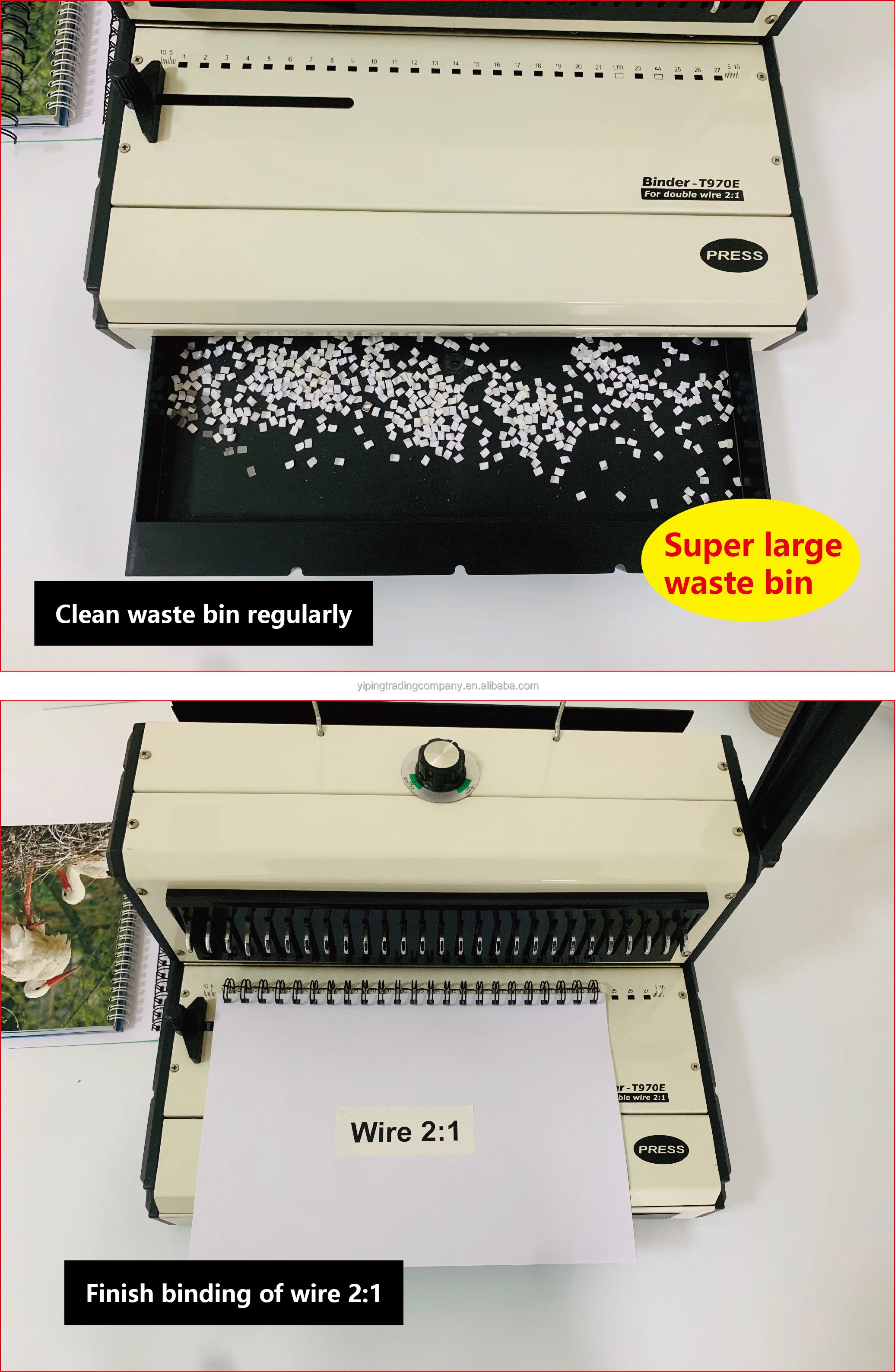 2:1 Wire Binding Machine - Efficient Bookbinding Solution
