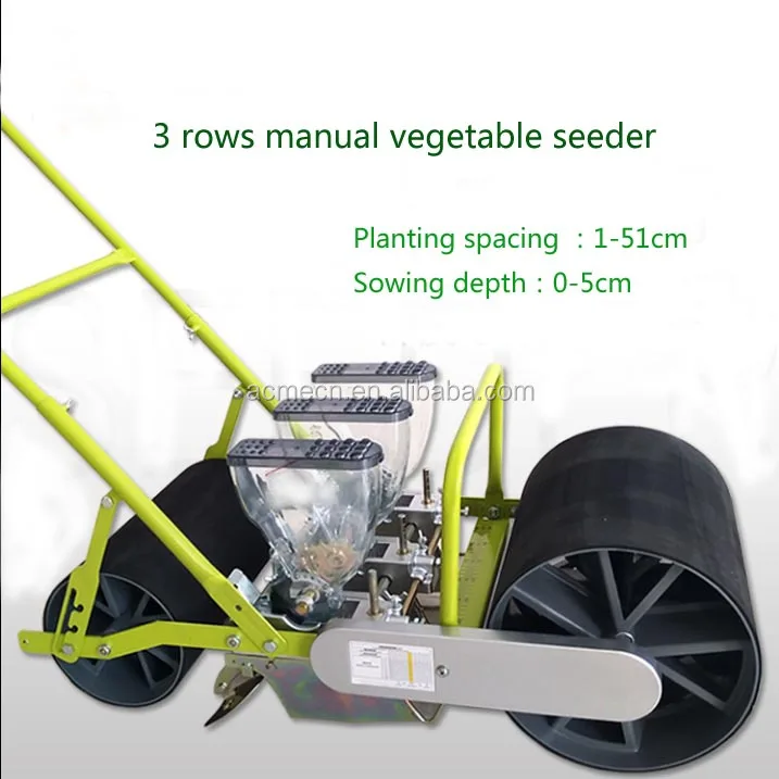 Hand Push Seeder Onion Seeds Planting Machine Farm Onion Seeder Machine ...