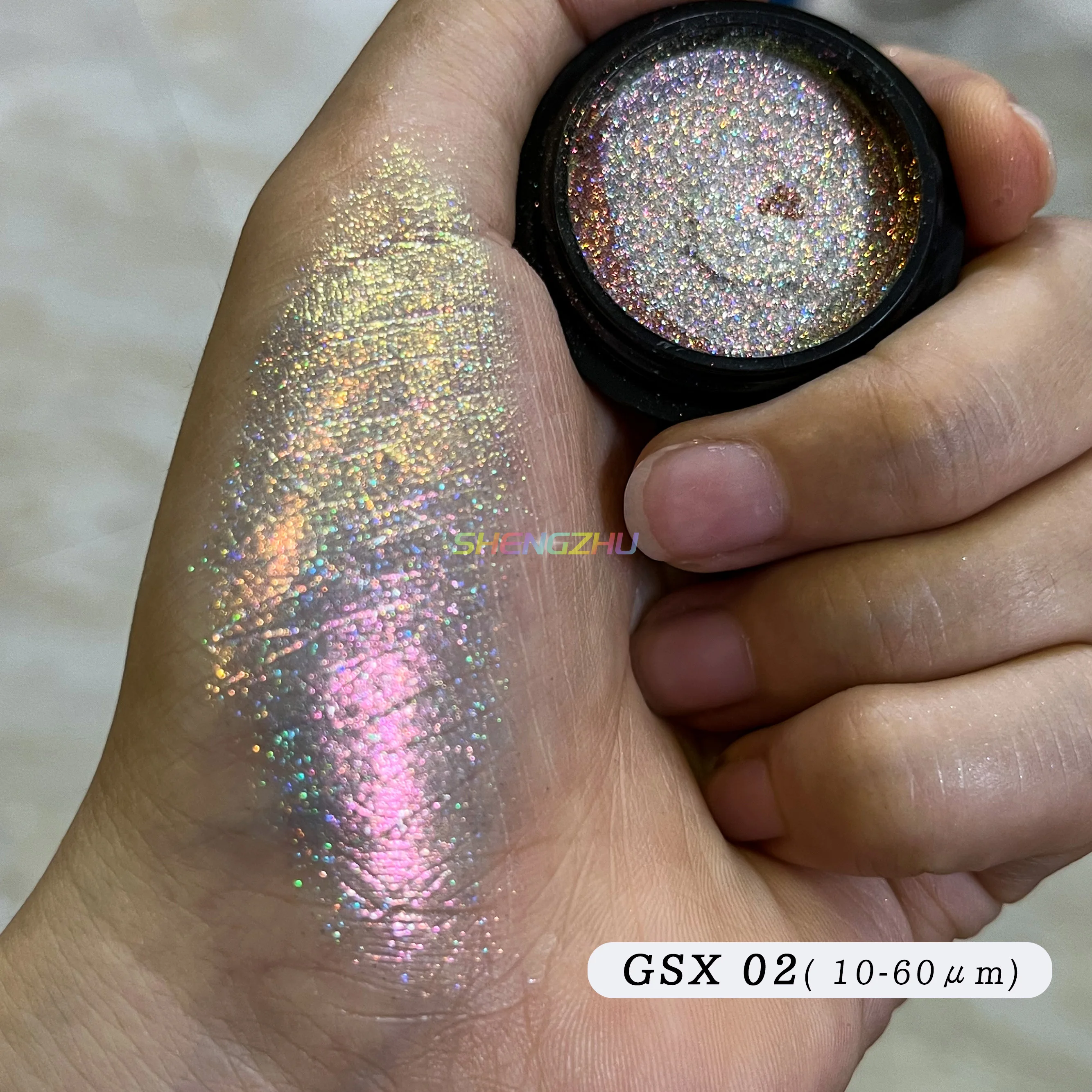 Multichrome Glitter Pigment Eyeshadow - Holographic Chameleon