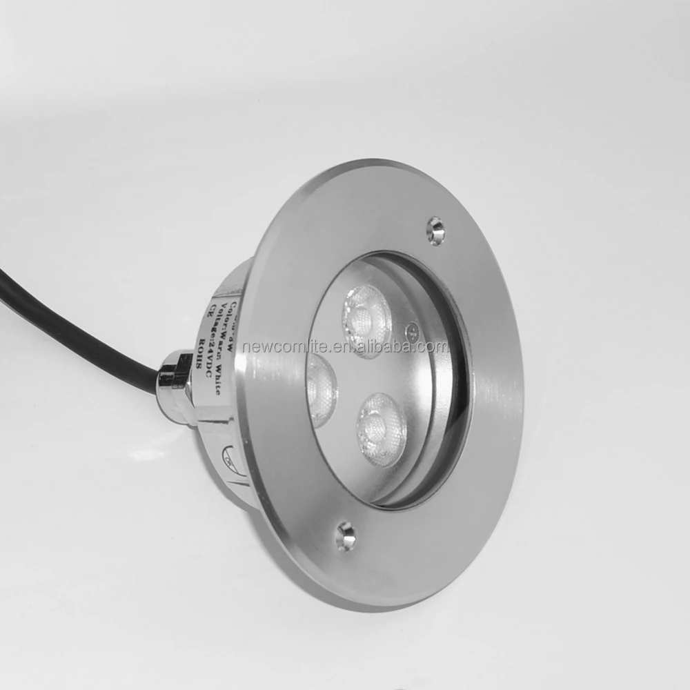 IP68 12V/24V RGB LED Recessed Underwater Pool Light Color-Changing for ...