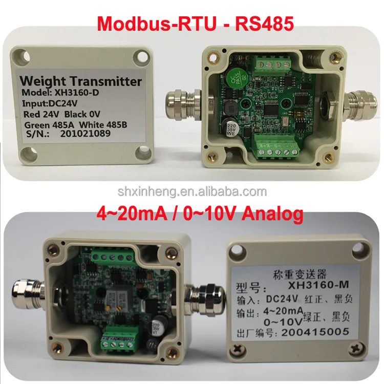 XH3187-A Load Cell Amplifier RS485 Modbus RTU Weighing Transmitter