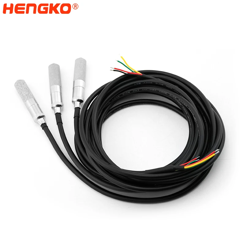 Waterproof Stainless Steel Environmental Monitoring Meter Probe I2c Temperature And Humidity ...