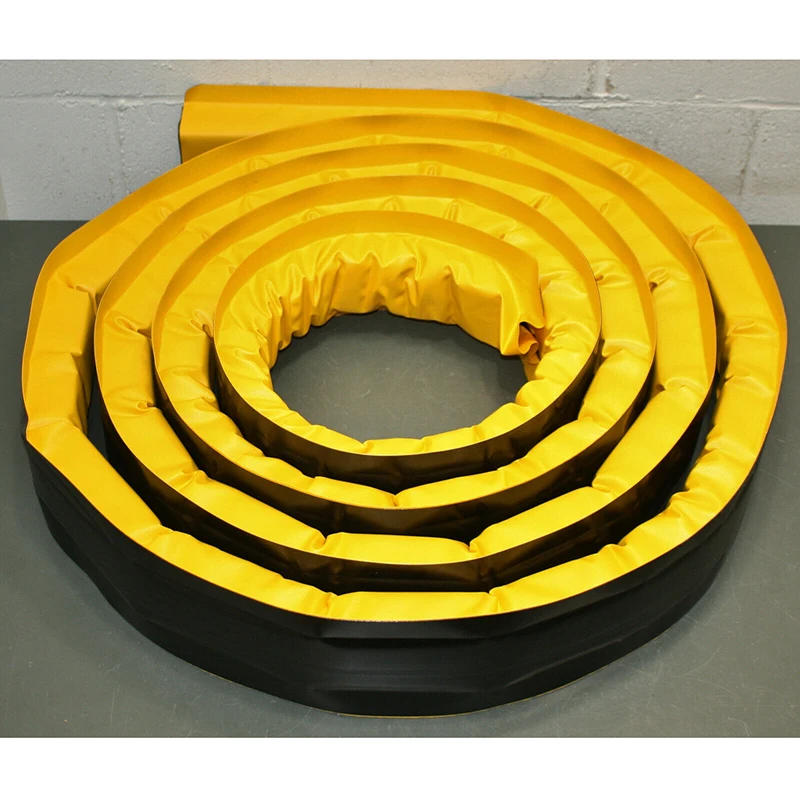 Custom Yellow PVC OIL Spill Containment Berm Kit for Machinery Floor ...