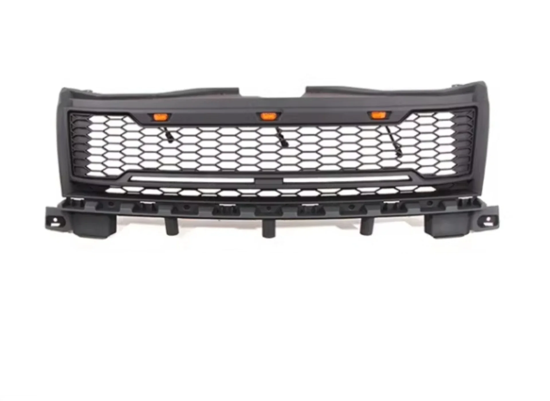 Front Grille With Lamp Grill Grid Radiator For Ford Edge 2007-2011 ...