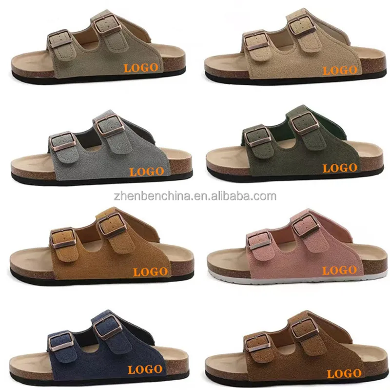 Custom Wholesale Unisex Clog Suede Cork Clogs for Men & Women