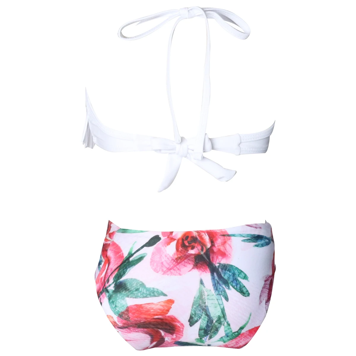 Floral Kids Children Sleeveless Ruffle Bottoms Swimwear & Beachwear ...