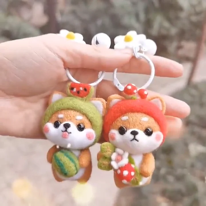 3d Wool Felting Animals Diy Accessory Handwork Tools Felt Intelligence ...