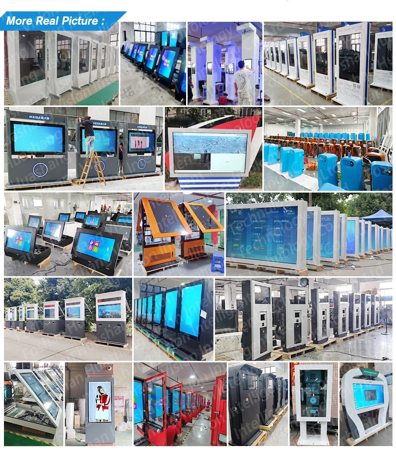 Wall Mounted Display Digital Signage Kiosk Sunlight Readable Outdoor ...