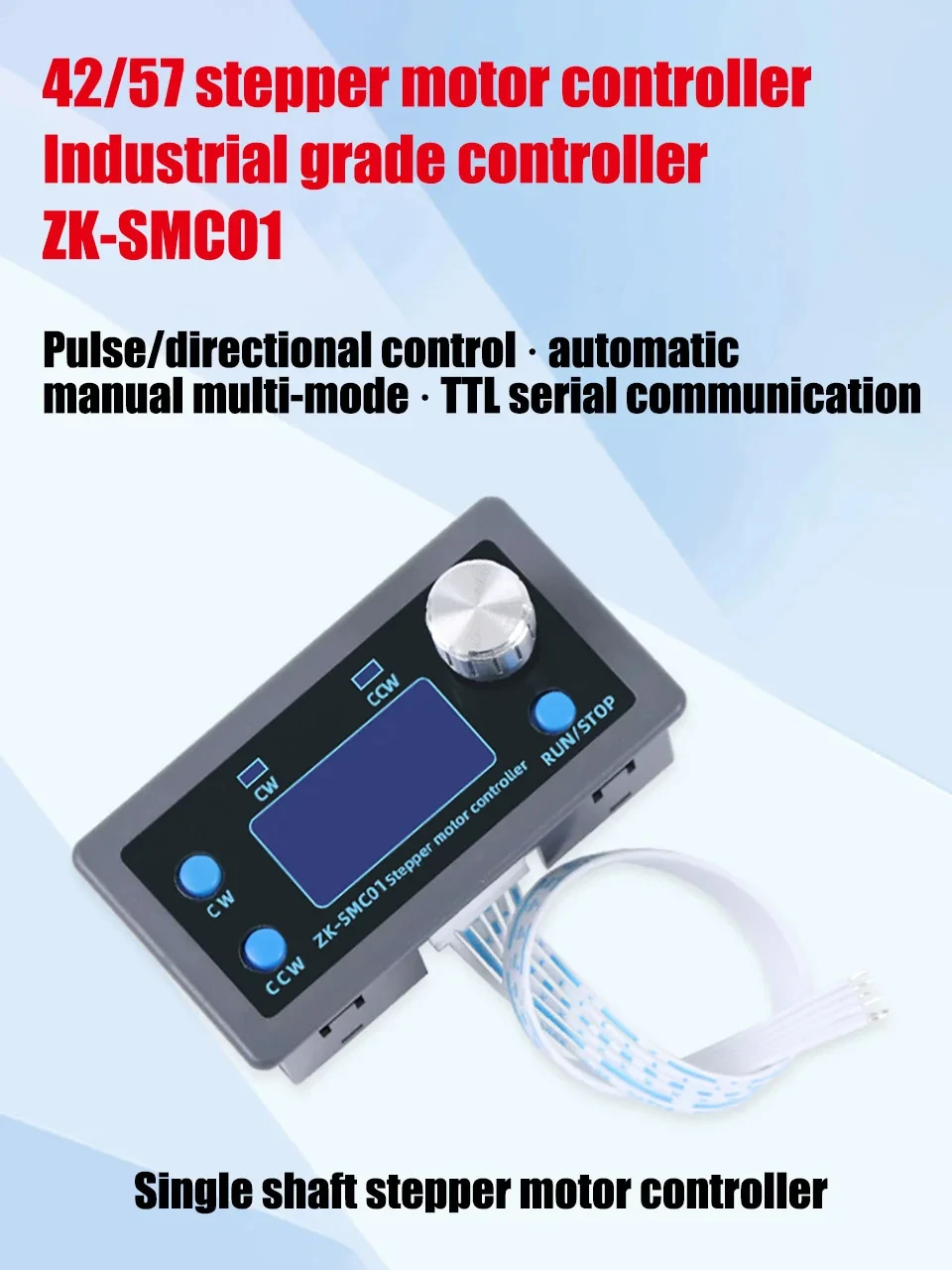 NEMA17 NEMA23 Stepper Motor Controller - Programmable CW CCW Delay