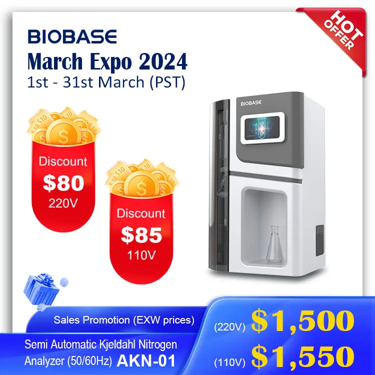 Biobase Semi Automatic Laboratory Kjeldahl Analyzer System Kjeldahl ...