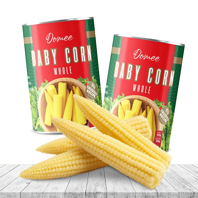 Canned Baby Young Corn Whole Hot Sales Canned Vegetables Wholesaler ...