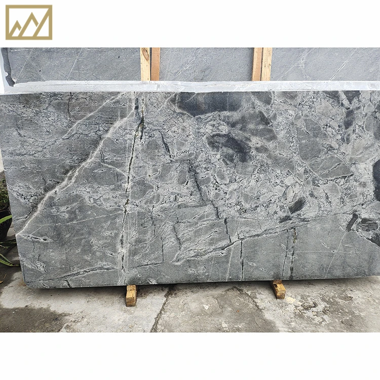 KINGS-WING Sky Blue Quartzite Quarry Customized Natural Stone Gray Mine ...