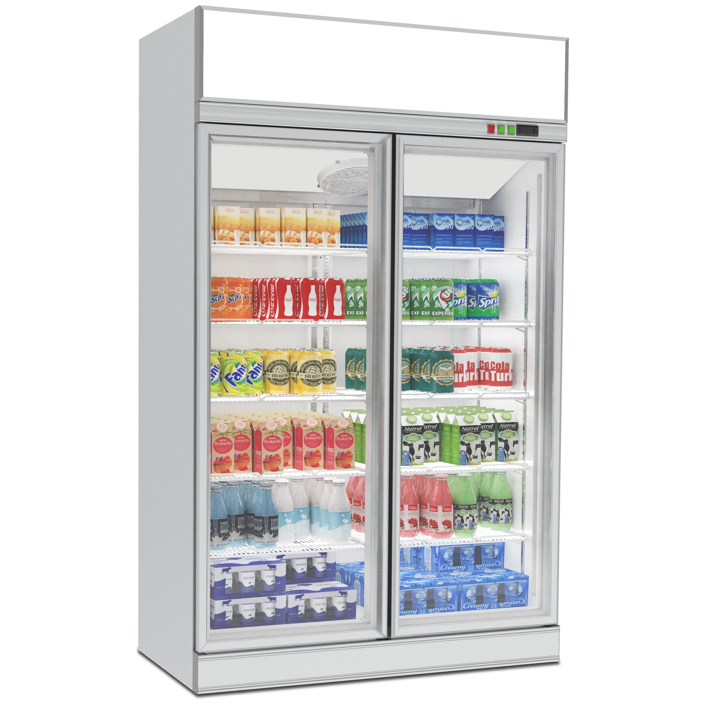 Convenience Store Beverage Open Beer Display Cooler For Refrigeration ...