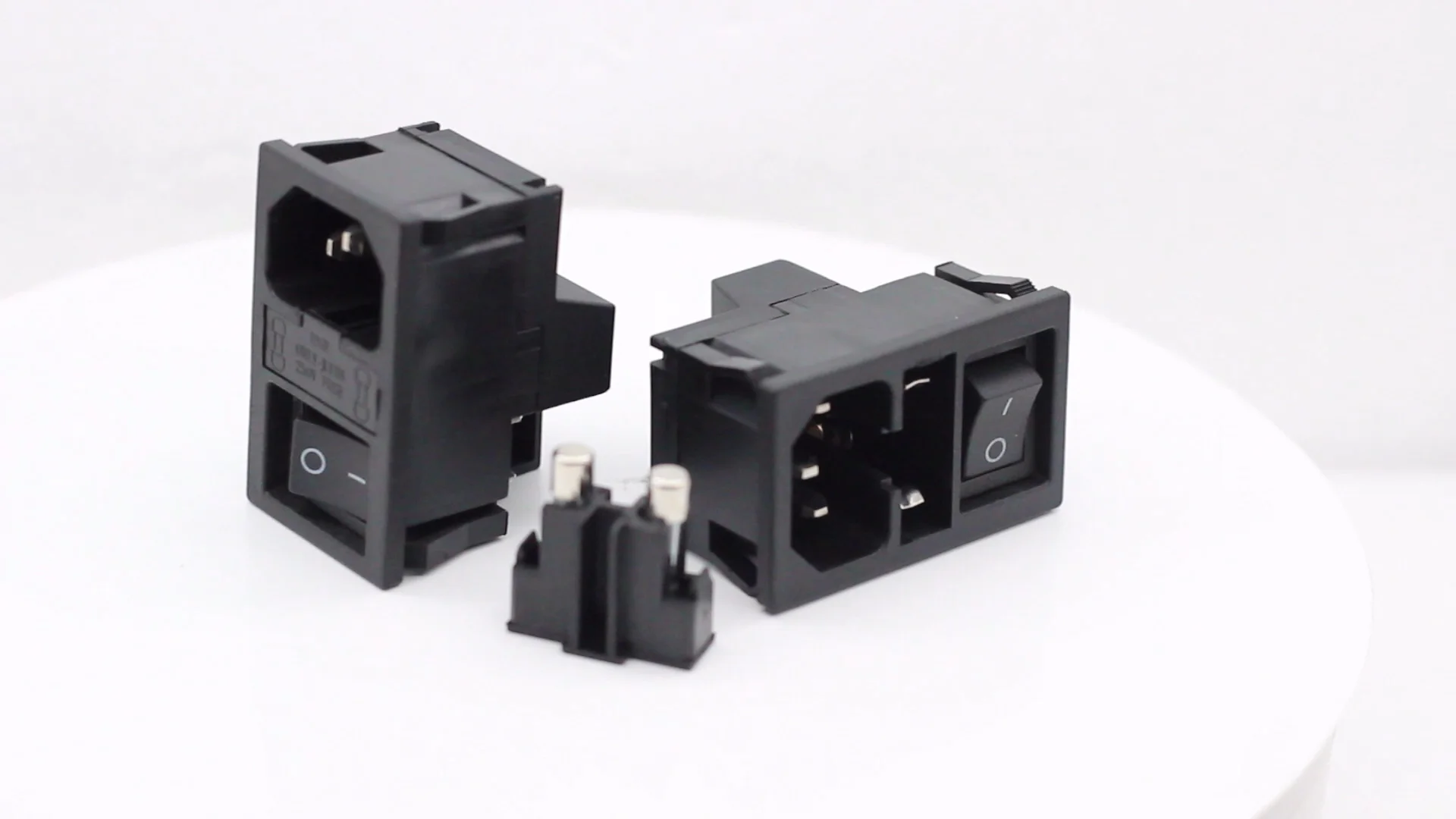 3 In 1 Iec320 C14 Ac Inlet Double Fuse Switch Power Socket - Buy Ac ...